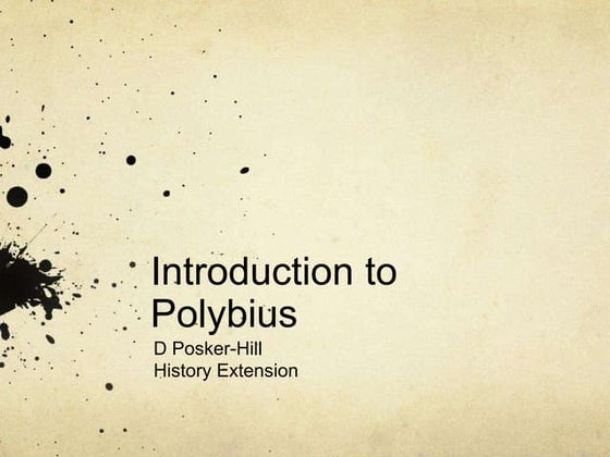 1 1 polybius | PDF