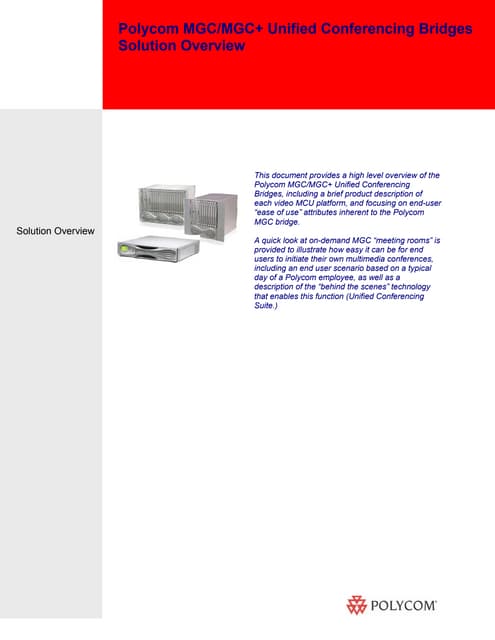 A Guide to Multipoint Conferencing | PDF | Web Conferencing | Computer ...