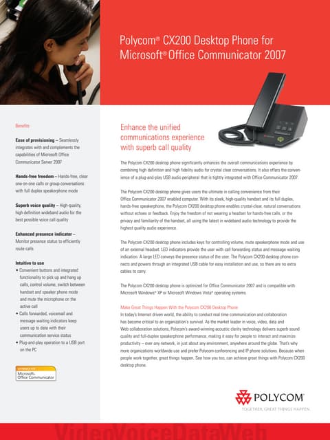 Polycom soundstation data sheet | PDF