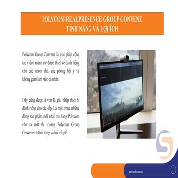 POLYCOM REALPRESENCE GROUP CONVENE TÍNH NĂNG VÀ LỢI ÍCH | PPTX