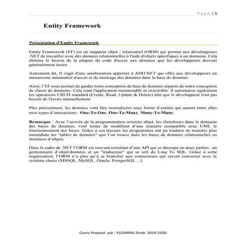 Entity Framework Db First Pdf