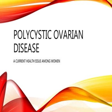 Polycystic ovarian disease | PPTX