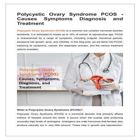 Polycystic Ovary Syndrome PCOS - Causes, Symptoms, Diagnosis and Treatment | PDF