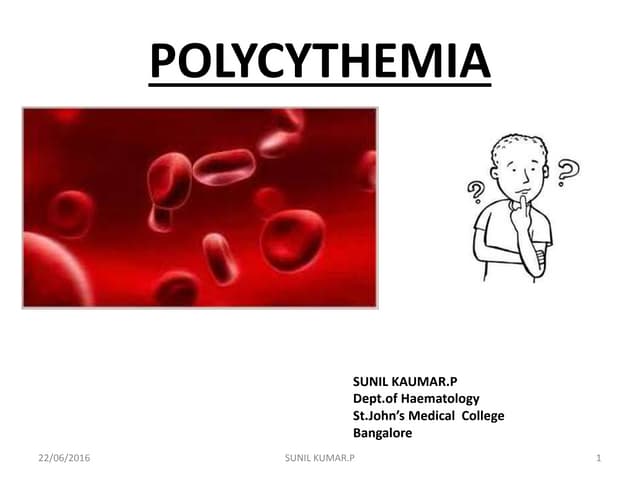 Pathophysiology of polycythemia | PDF