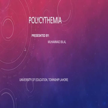 Polycythemia | PPTX