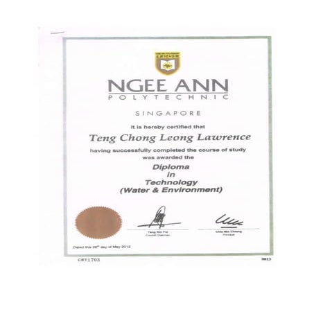 My Polytechnic Diploma and Transcripts | DOCX | Undergraduate Education ...