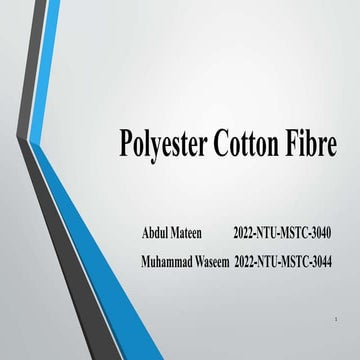 Polyester Cotton Fibre( PC Blend).pptx