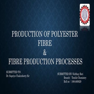 Polyester fibre. | PPTX