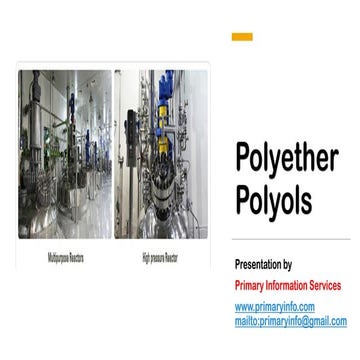 Polyether polyols | PDF