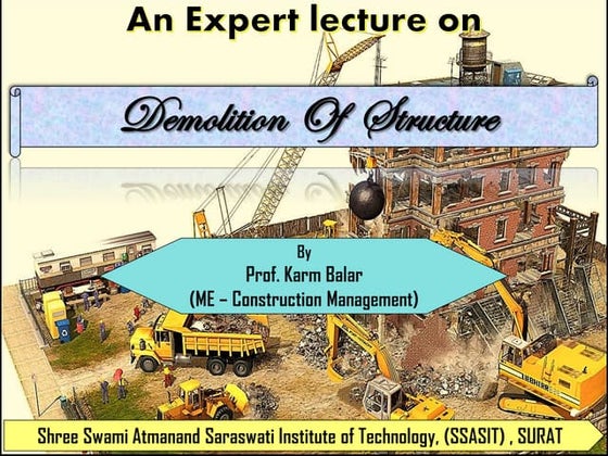Demolishing of concrete structures | PDF | Civil Engineering Industry ...