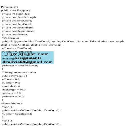 Polygon.javapublic class Polygon { private int numSides; priva.pdf