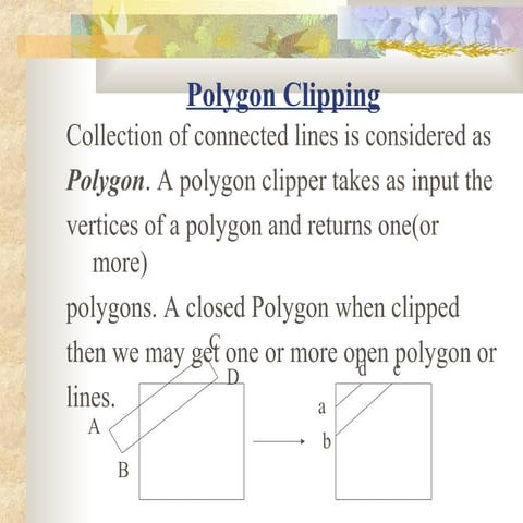 sutherland- Hodgeman Polygon clipping