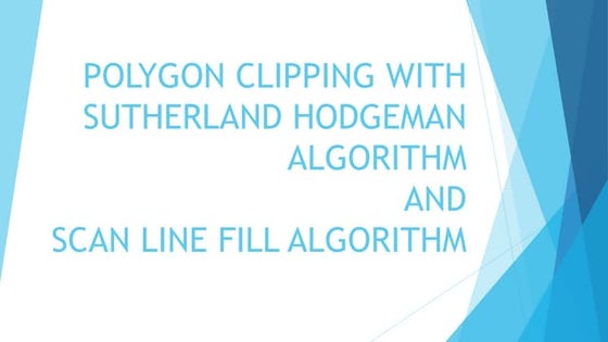 Cohen Sutherland Line Clipping Ppt