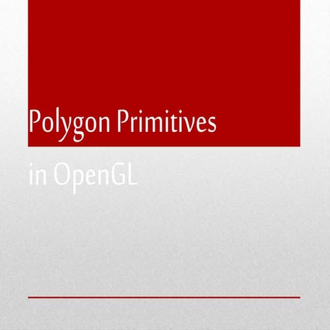 Polygon primitives | PPTX