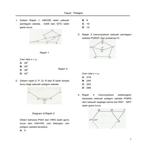 Polygons | PDF