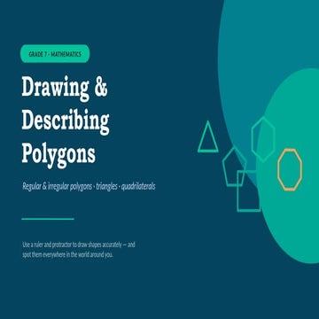 Polygons for Grade 7 MATATAG School Year 2026-2027 | PPTX