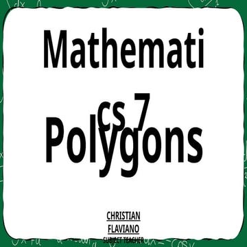 Determine whether the shape is a polygon or not | PPTX