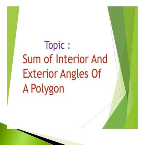 Polygons anglesum | PPTX