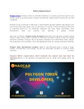 Polygon Token Development Services presentations