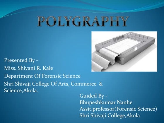 The polygraph test | PPT