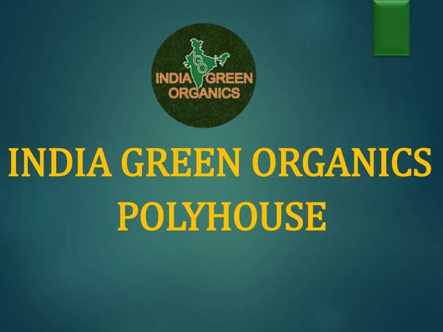 Types of polyhouse | PPTX