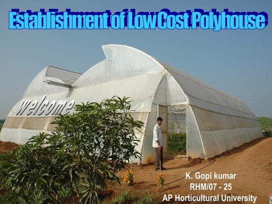 Types of polyhouse | PPT