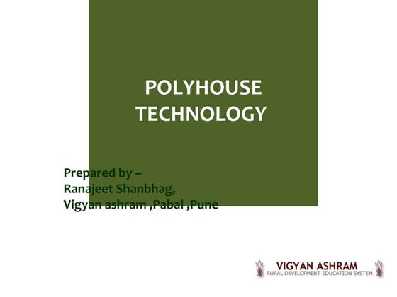 Types of polyhouse | PPT