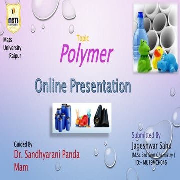 Polymer & mechanism | PPTX