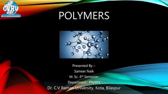 POLYMERS | PPTX