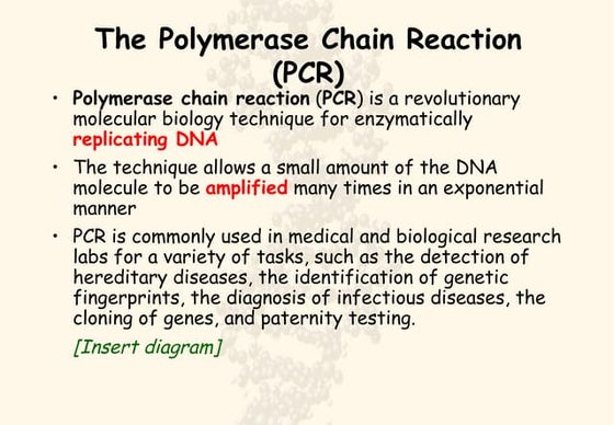 Principles of DNA isolation, PCR and LAMP | PDF