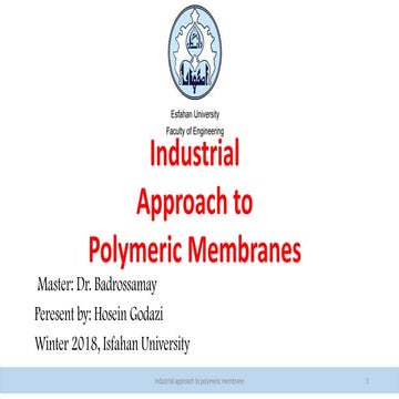 Polymeric membrane | PDF