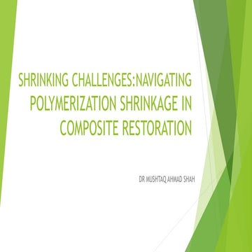 polymerization shrinkage in composite restoration.pptx