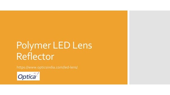 Cob led lens | PPT