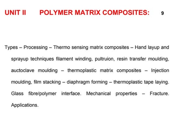 Introduction to Polymer composites | PPT