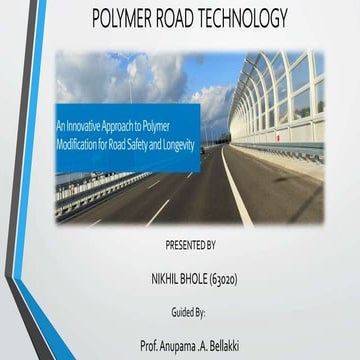 Polymer road technology | PPTX