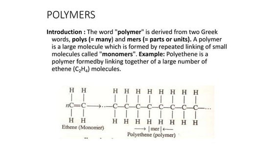 PRESENTATION ON POLYMERS | PPT