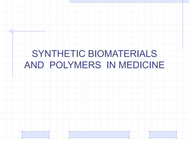 Biomaterials | PPTX