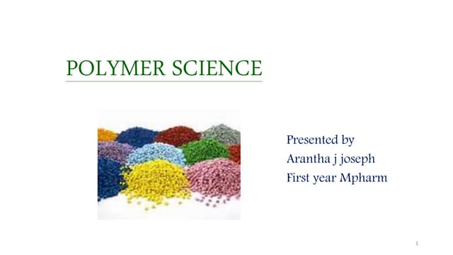 Addition polymerization, its examples and uses | PPTX