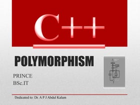 Comparison between runtime polymorphism and compile time polymorphism | PPT