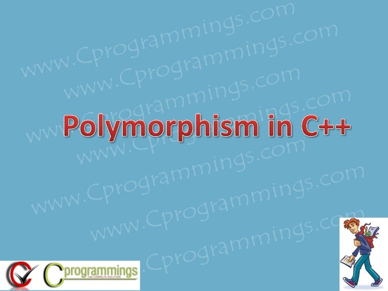 Polymorphism In C Ppt Powerpoint Polymorphism In C With Examp