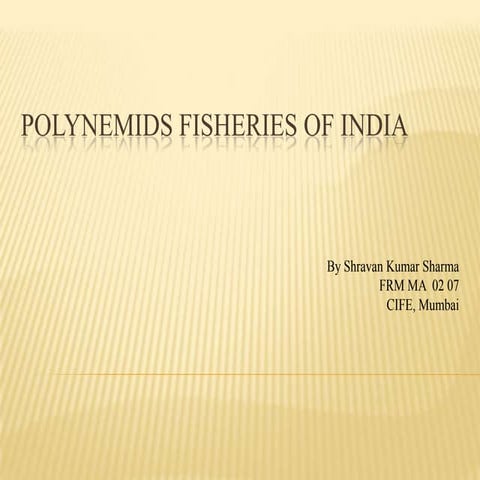 Polynemid &polynemid reources | PPTX