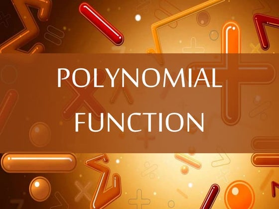 Introduction To Polynomial Functions Pptx Physics Science