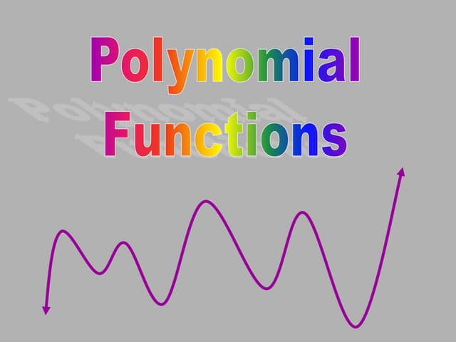 Introduction to Polynomial Functions | PPTX