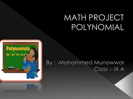 Maths polynomials 9th | PPT
