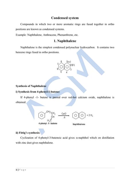 Reaction of anthracene | PPTX