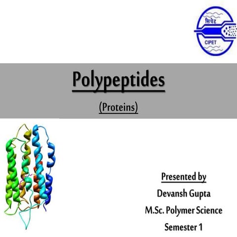 Polypeptides | PPTX