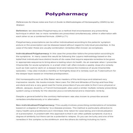 Polypharmacy | DOCX