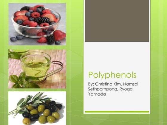 Plant polyphenols for slideshare | PPT