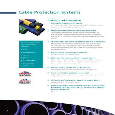 Polypipe Ridgicoil & Ridgduct Underground Cable Ducting | PDF