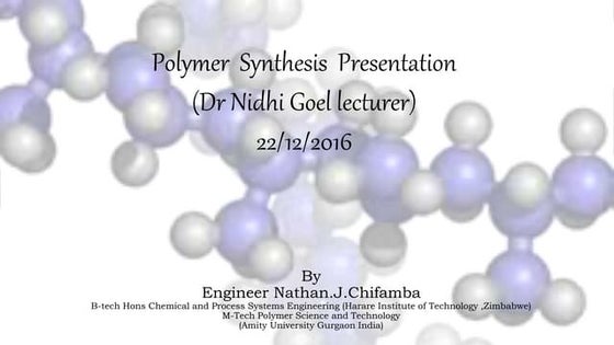Industrial processes for synthesis of polypropylene | PPTX | Chemistry ...